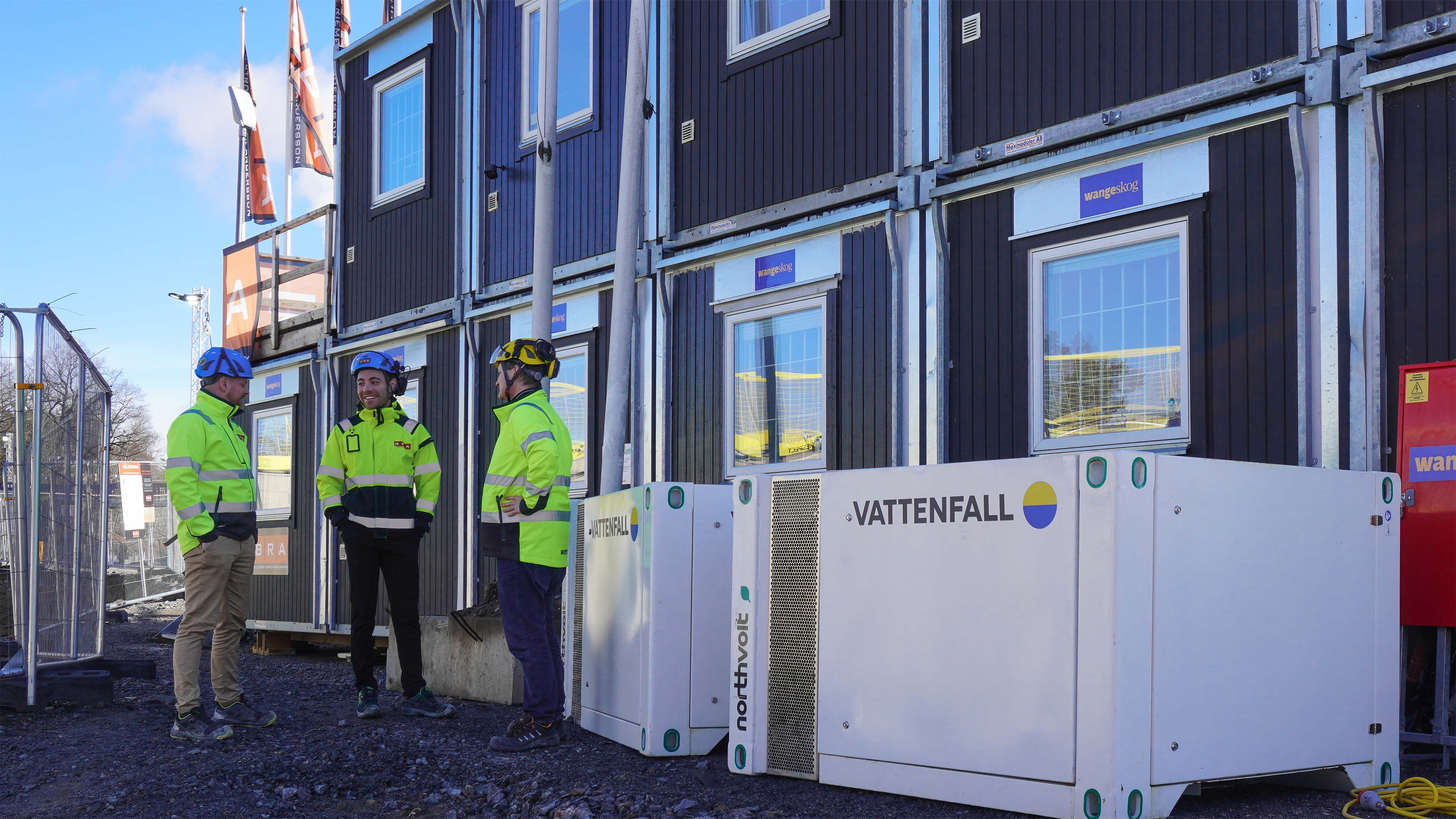 BRA Bygg - Batterilagring ersätter dieseldrivna generatorer - Nyheter